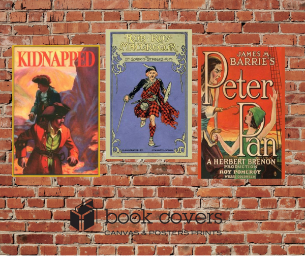 Shop Vintage Book Covers on Canvas Prints! - CandlesBook | Literary ...